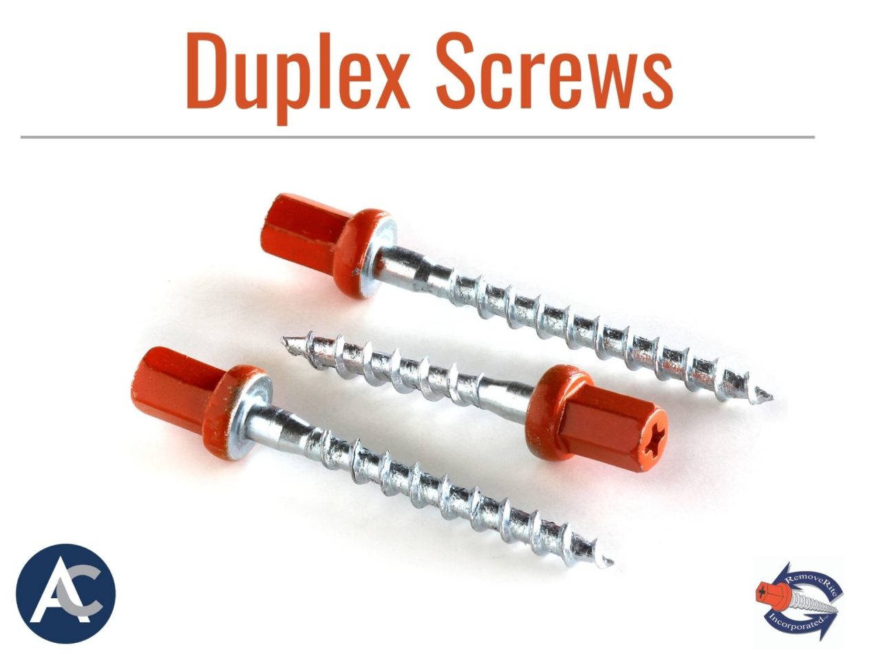 The Duplex Screw | #1 Reusable Screw | Advance Components