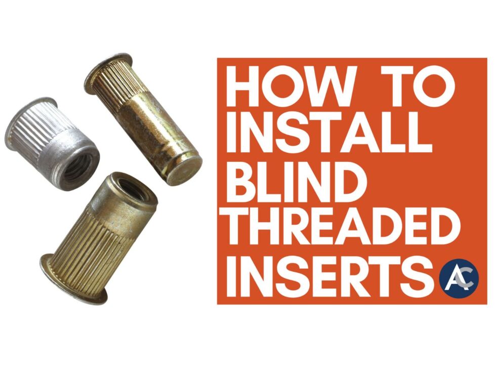 How AVK Pneumatic Tools Install Blind Threaded Inserts